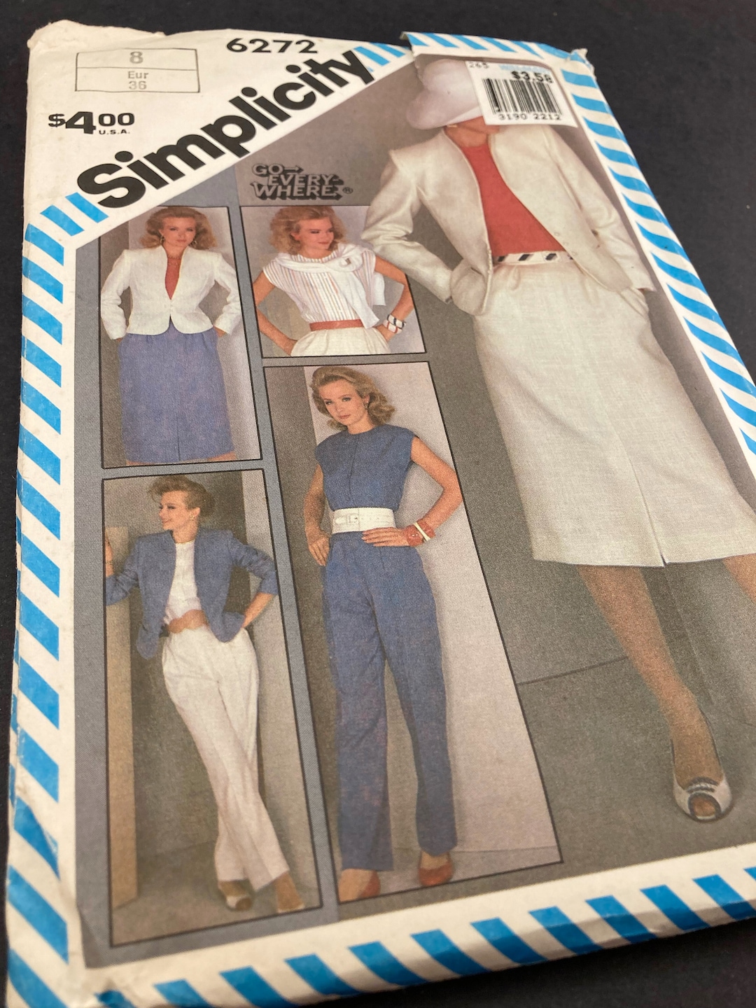 1980s Skirt Suit & Pant Suit Pattern I Womens Pencil Skirt I Womens ...