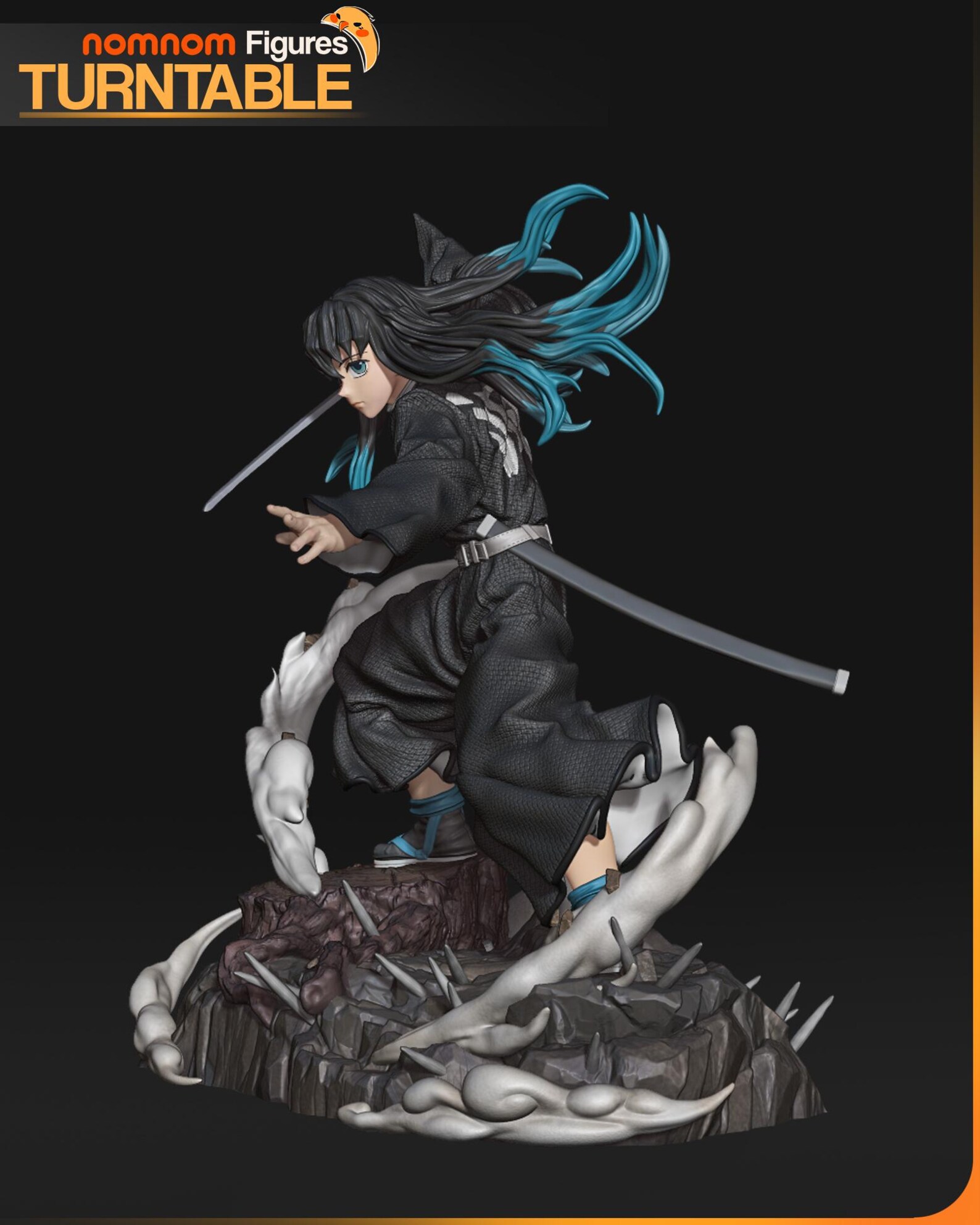 Muichiro - Demon Slayer - 3D Resin Print Figure - Etsy