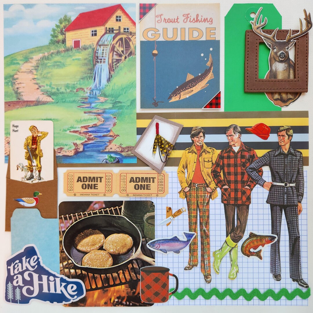 Guys' Weekend | Vintage Ephemera Collection | 25+ Pieces | Mixed Media ...
