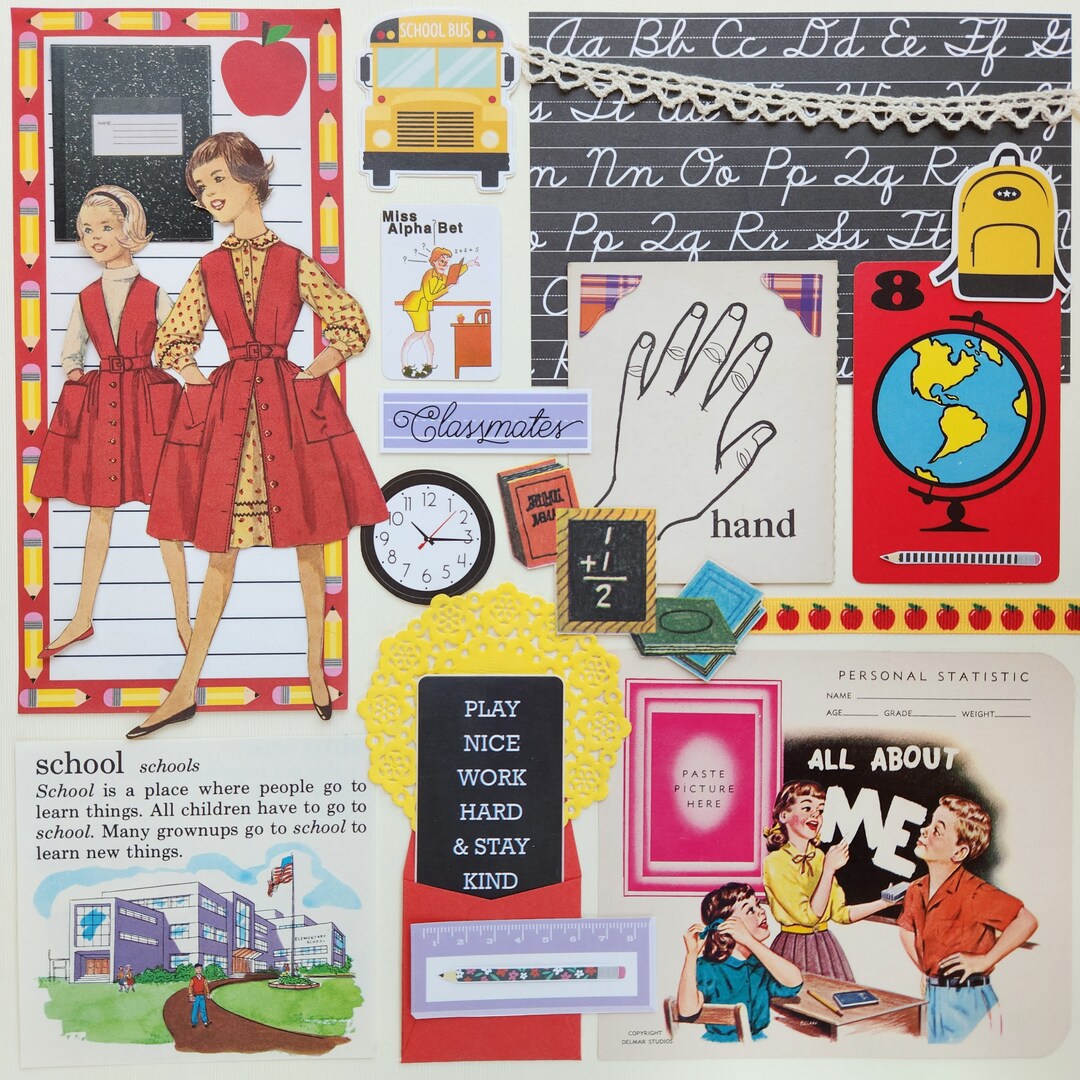 Raise Your Hand Vintage Ephemera Collection 25 Pcs - Etsy