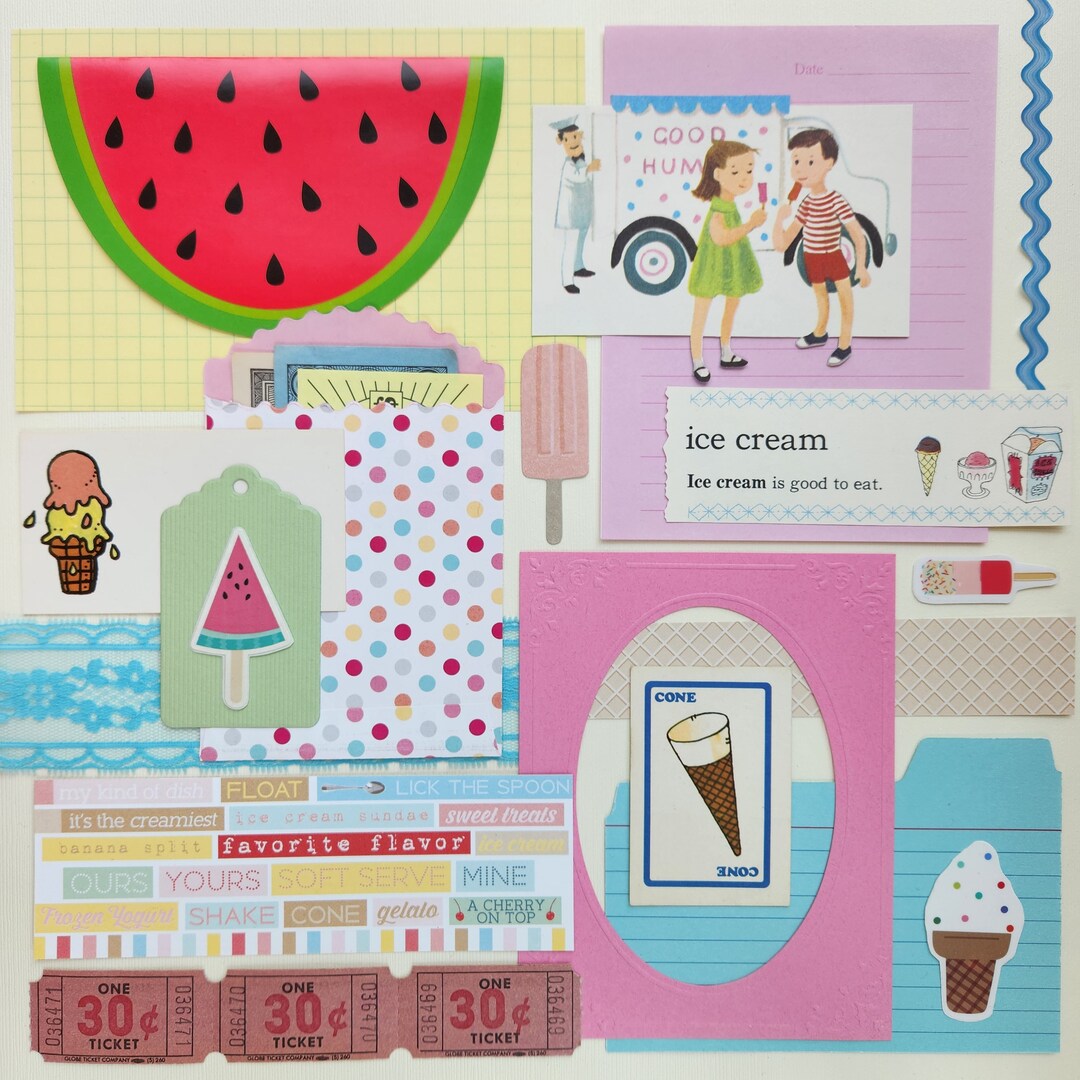 Good Humor | Vintage Ephemera Collection | 25+ Pcs | Mixed Media | Junk ...