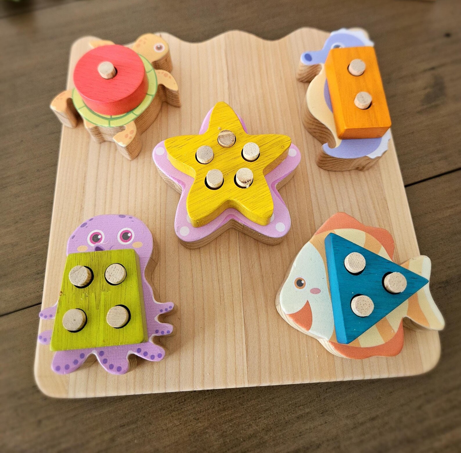 Sea Animal Shape Puzzle - Etsy