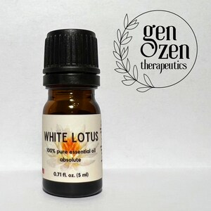 White Lotus Absolute Essential Oil - Pure, Undiluted (5 Ml) - Etsy