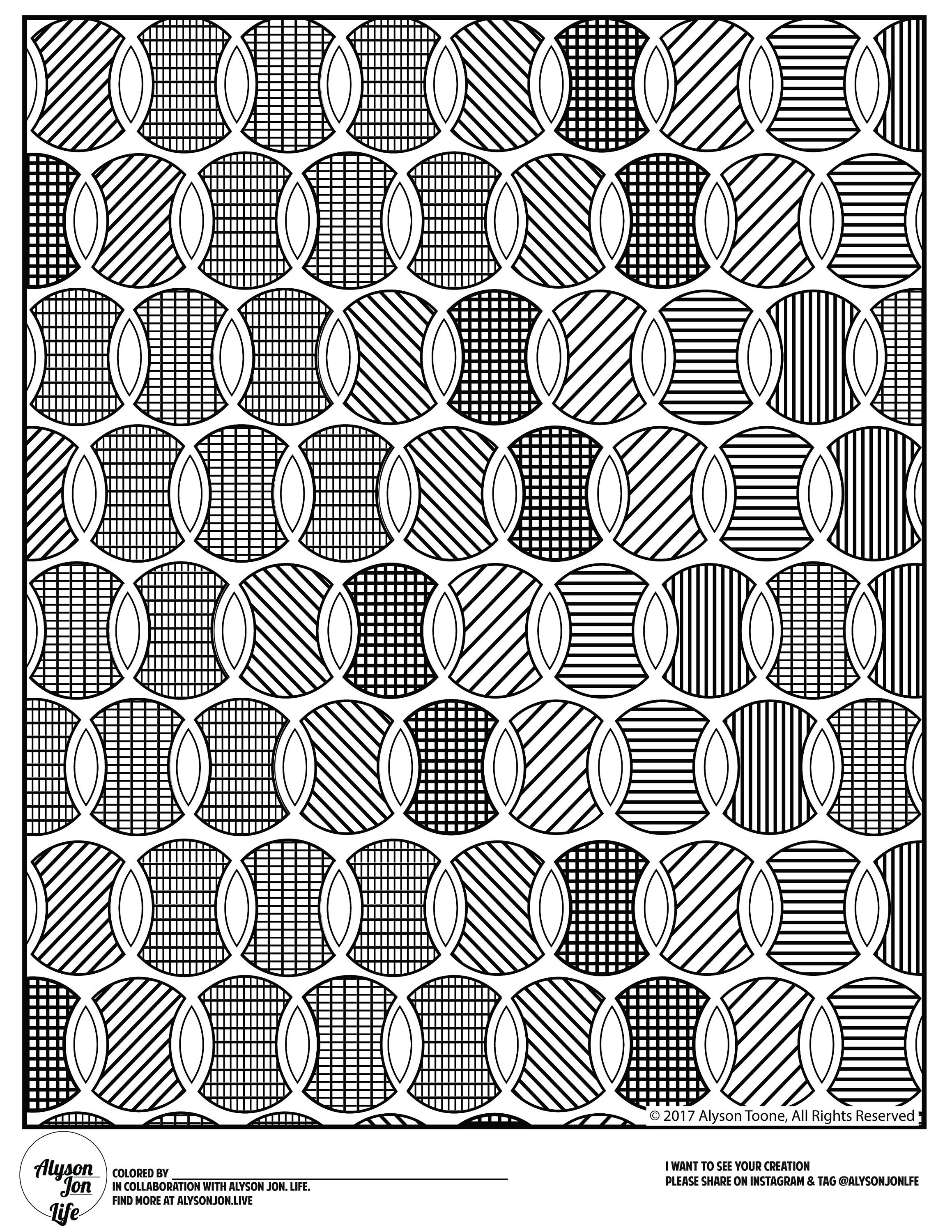 Adult Coloring Pages Geometric Pattern Artwork for Self-care - Etsy
