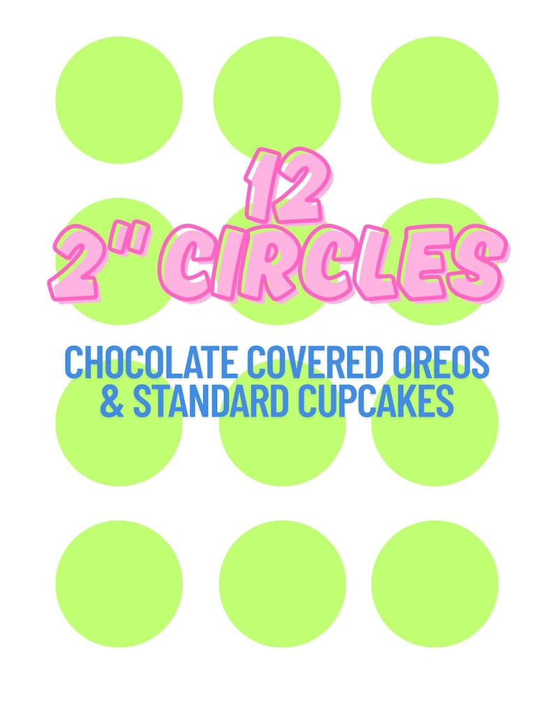 Barbie Cupcake Toppers| Edible Images | Toppers for Oreos Cupcakes ...