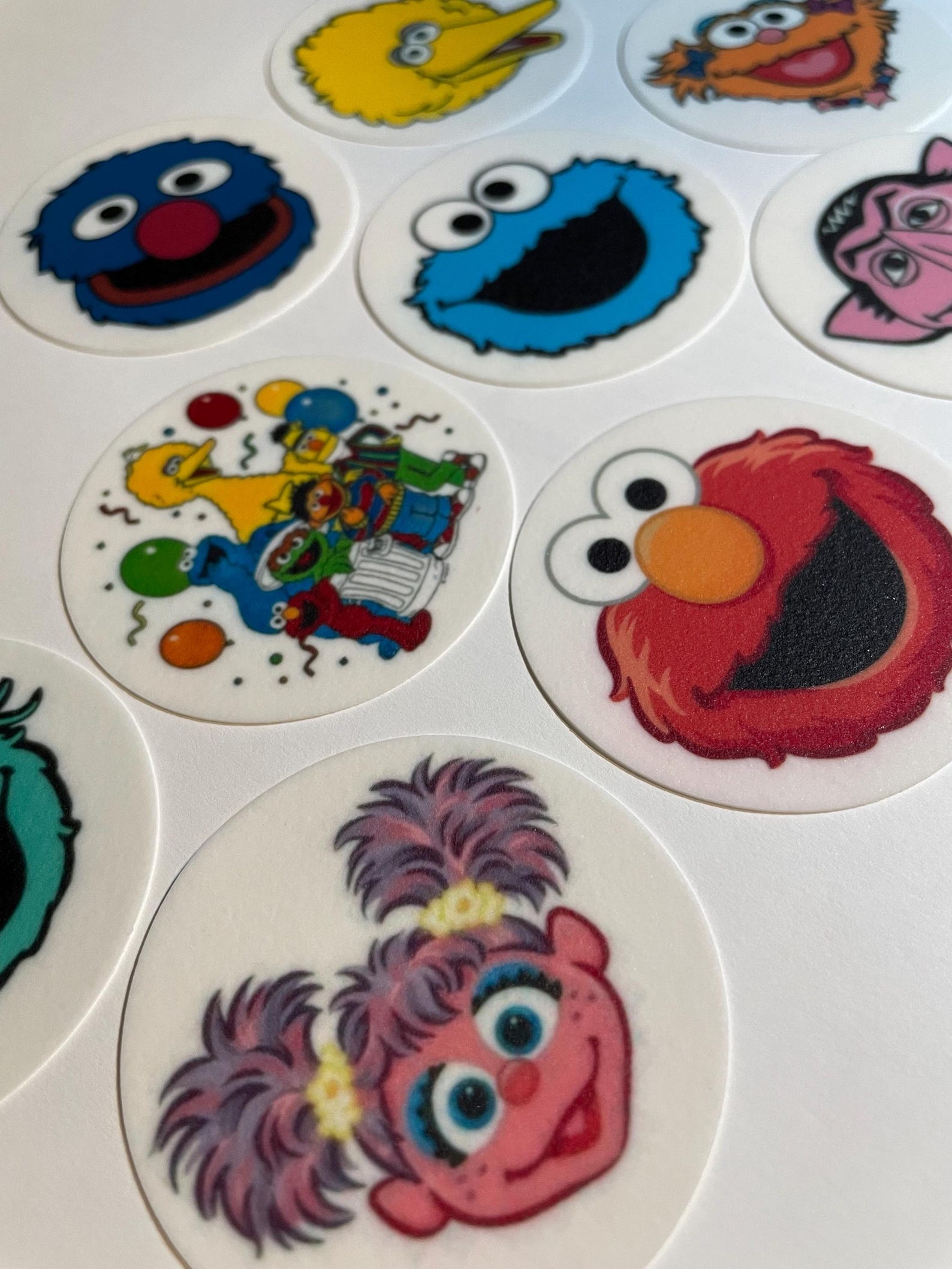 Sesame Street Edible Images | Toppers for Oreos Cupcakes Treats | Elmo ...