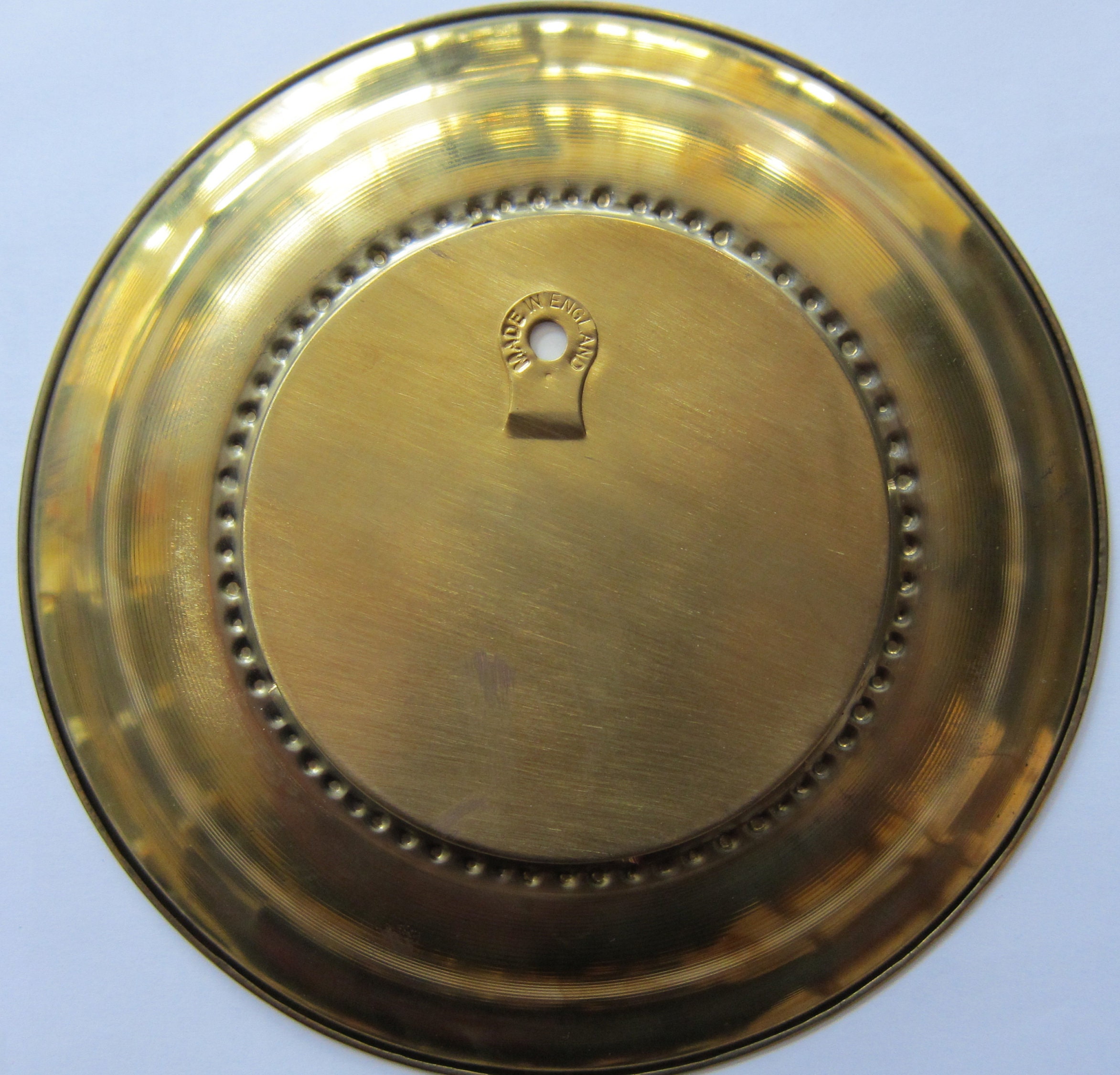 One-piece Vintage Round Brass Picture Frame Plates lovely - Etsy