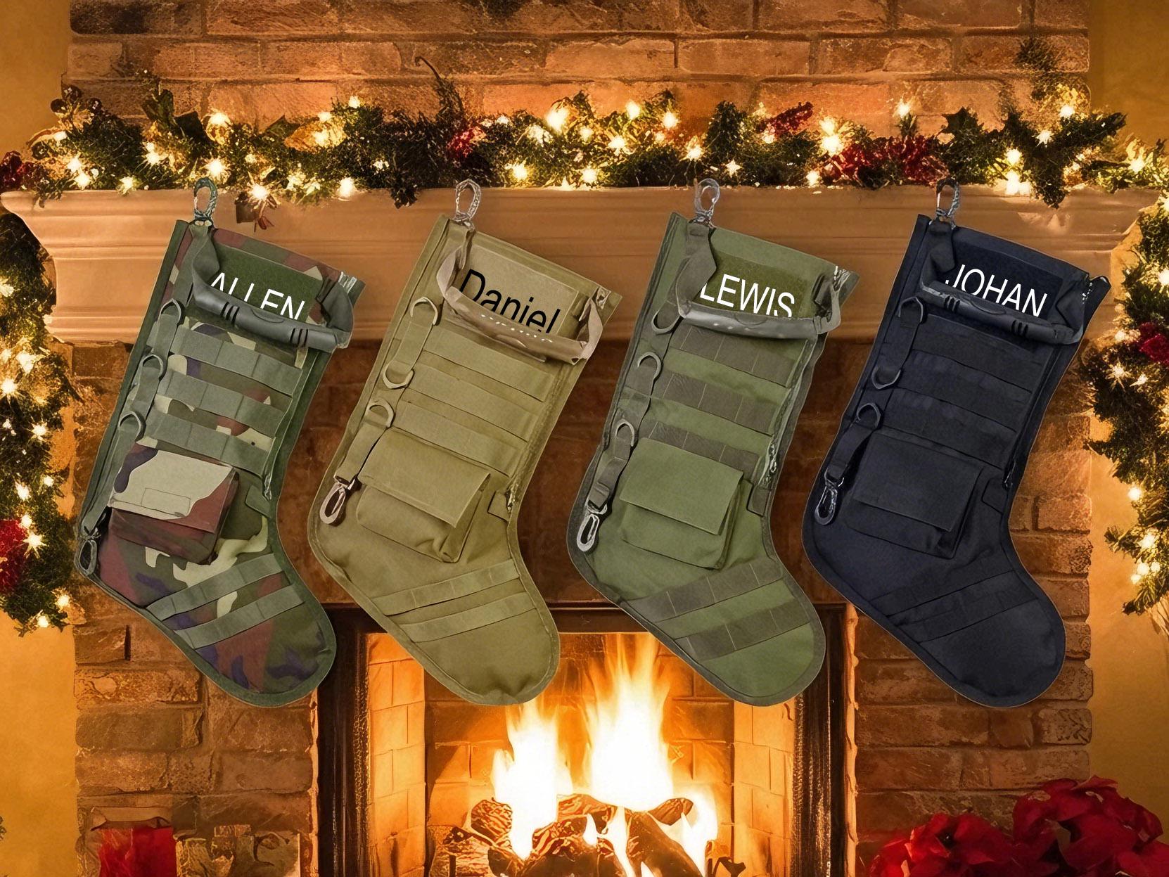 Personalized Tactical Christmas Stockings,camouflage Christmas ...