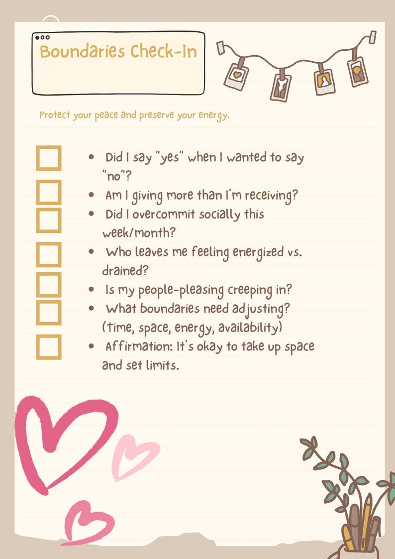 Busy Girl Checklist | Printable Daily Planner | Organization Checklist ...