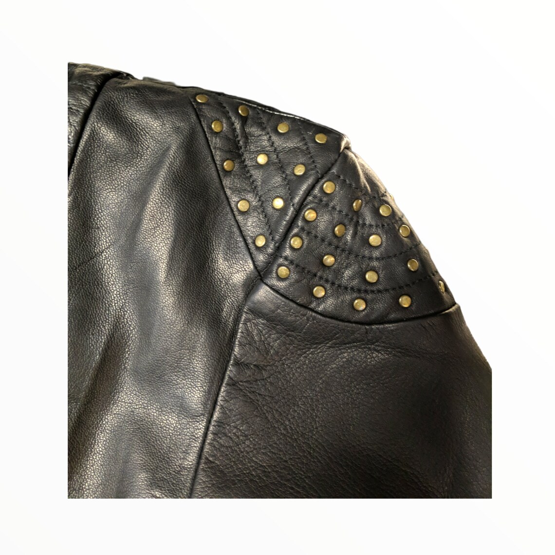 Men's 80's Fashion Leather Jacket Pointed Shoulder - Etsy