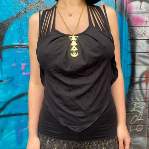 Tank,tank Top, Festival Fashion, Burning Man Outfit, Pixie, Cut Out ...