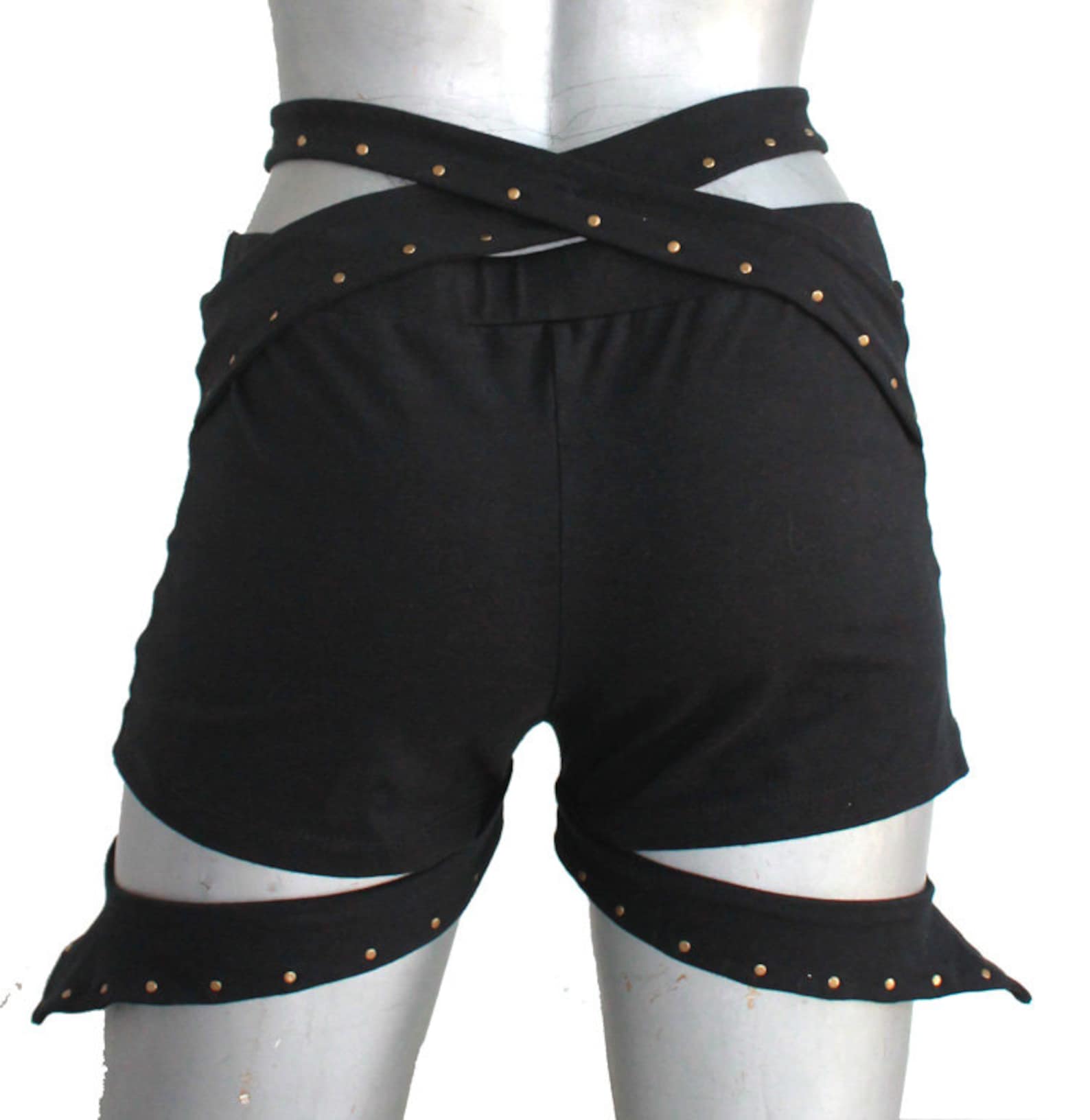 Shorts Bandie Shorts Post-apocalyptic Festival Shorts | Etsy