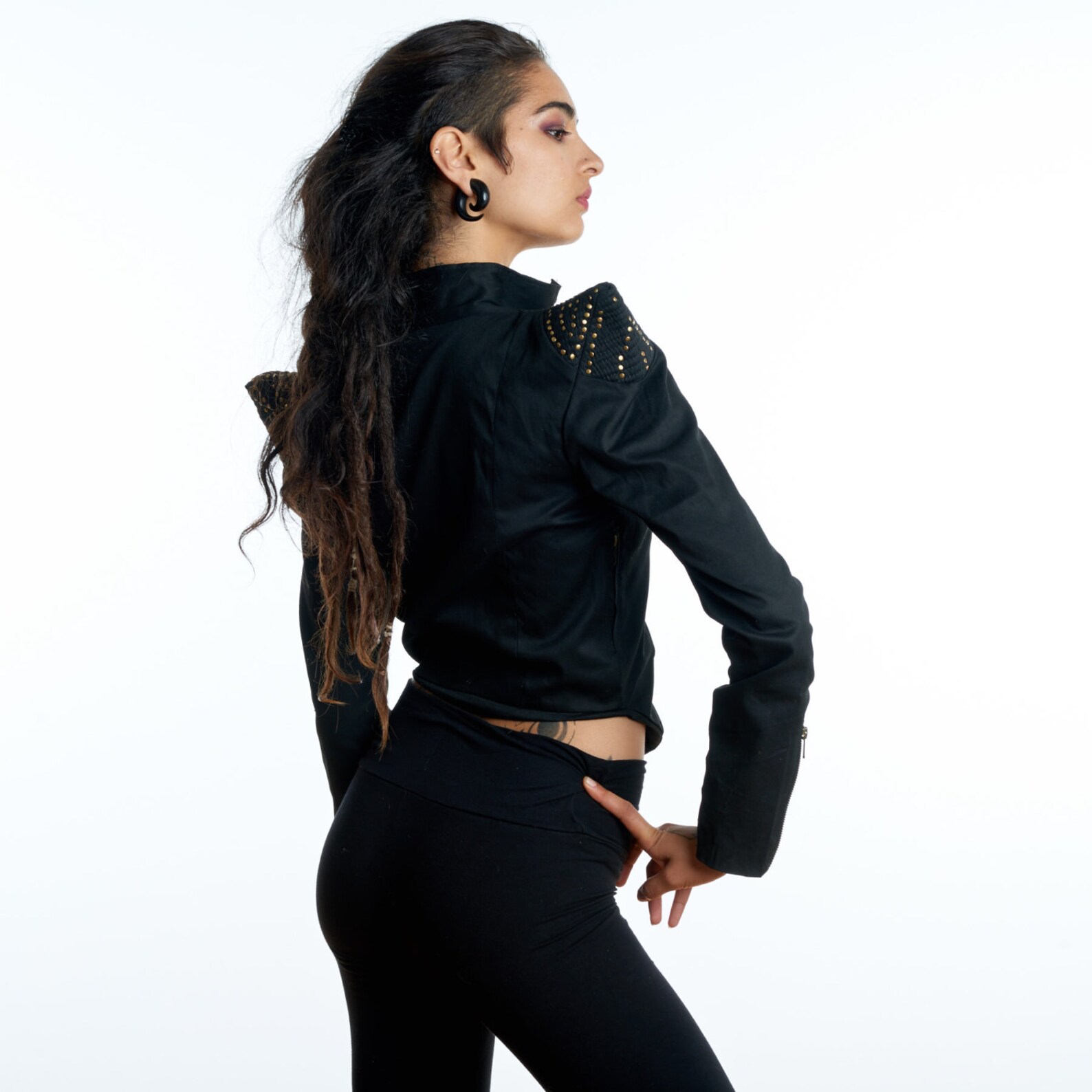 Festival 80's Jacket Shoulder Pad Pointed Shoulder - Etsy