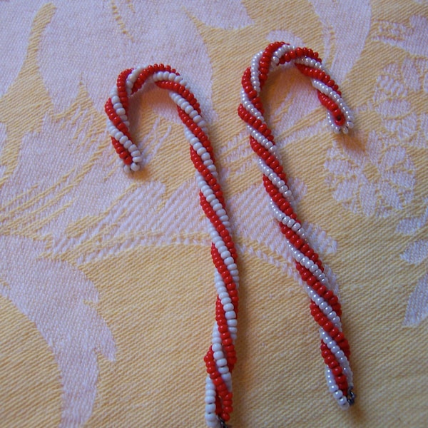 Beaded Candy Cane - Etsy