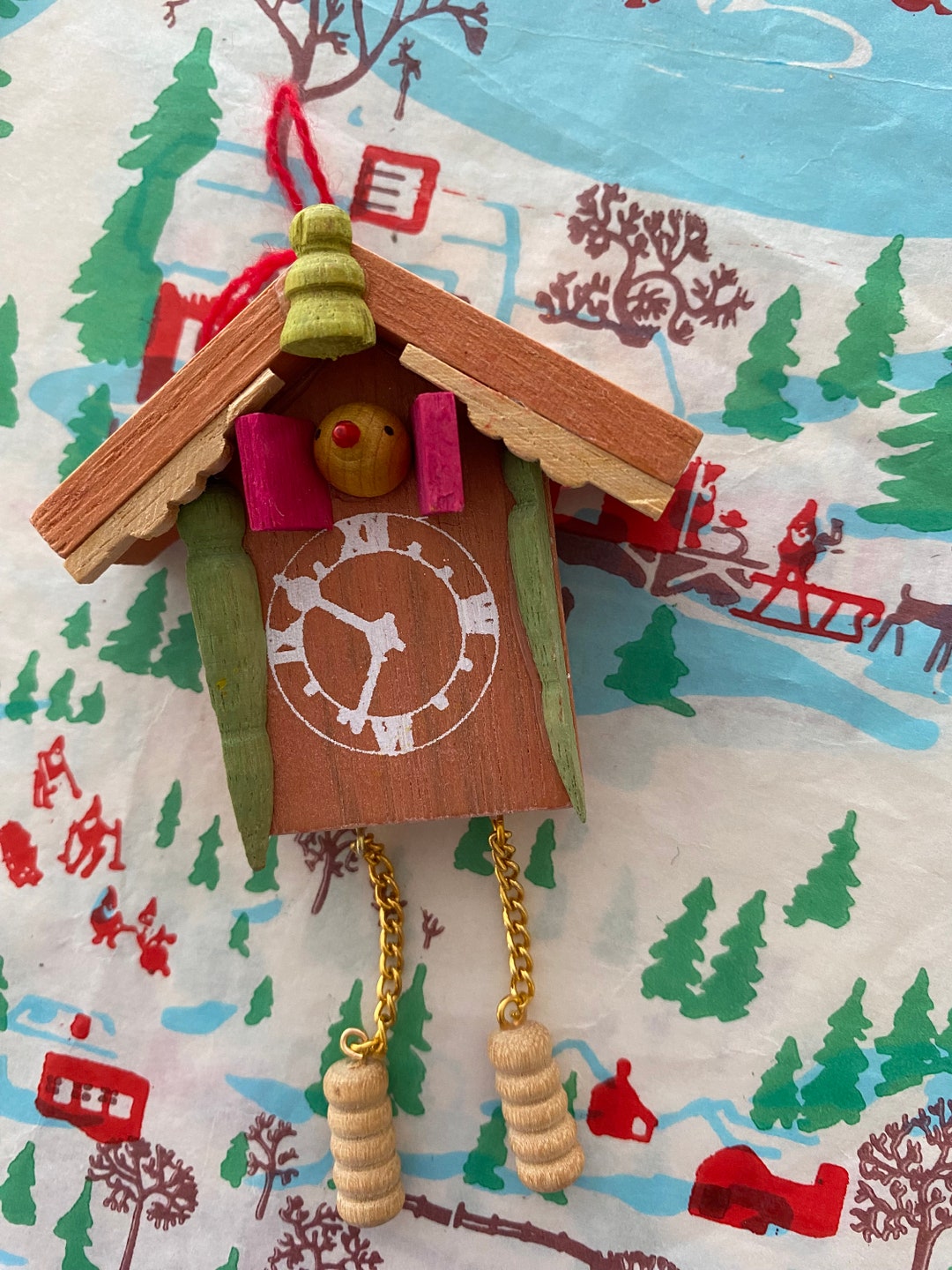 Clock / Little Cuckoo Clock Ornament - Etsy