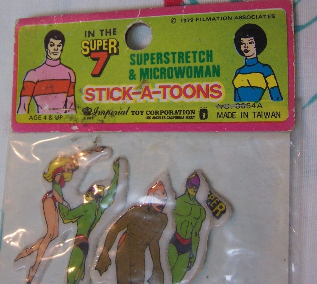 Stickers / 1979 Stick-a-toons - Etsy