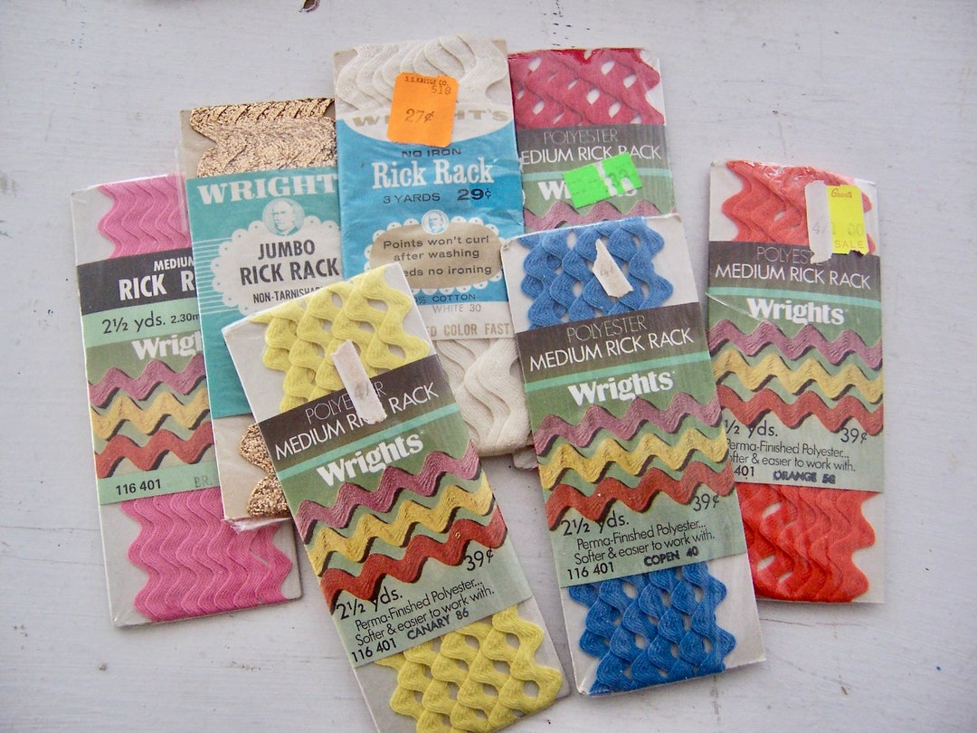 Rick Rack / Variety of Vintage Rick Rack - Etsy