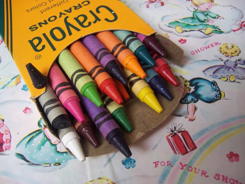 Crayons / Binney and Smith Crayola Crayons - Etsy