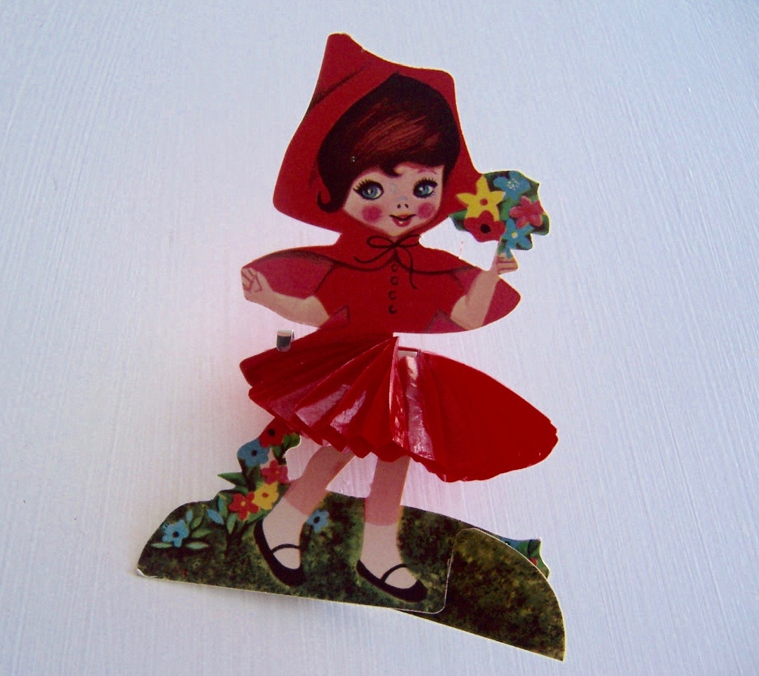 Card / Red Riding Hood Stand up Card - Etsy