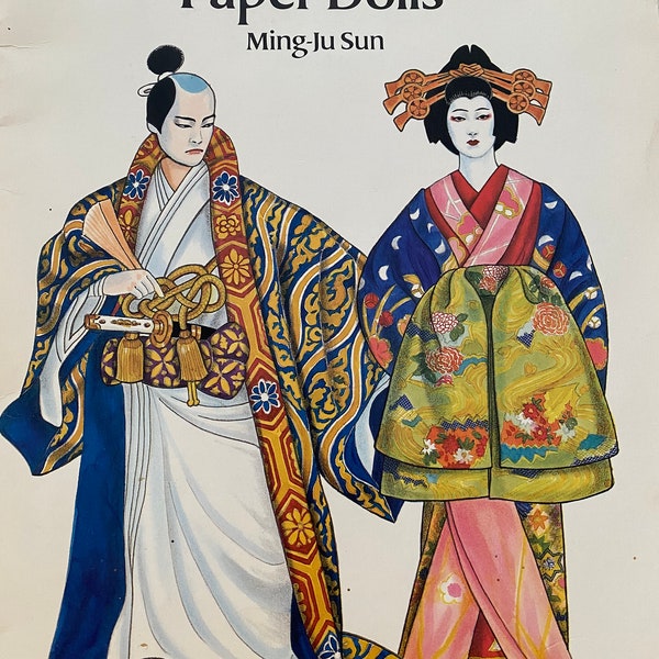 Japanese Paper Dolls - Etsy