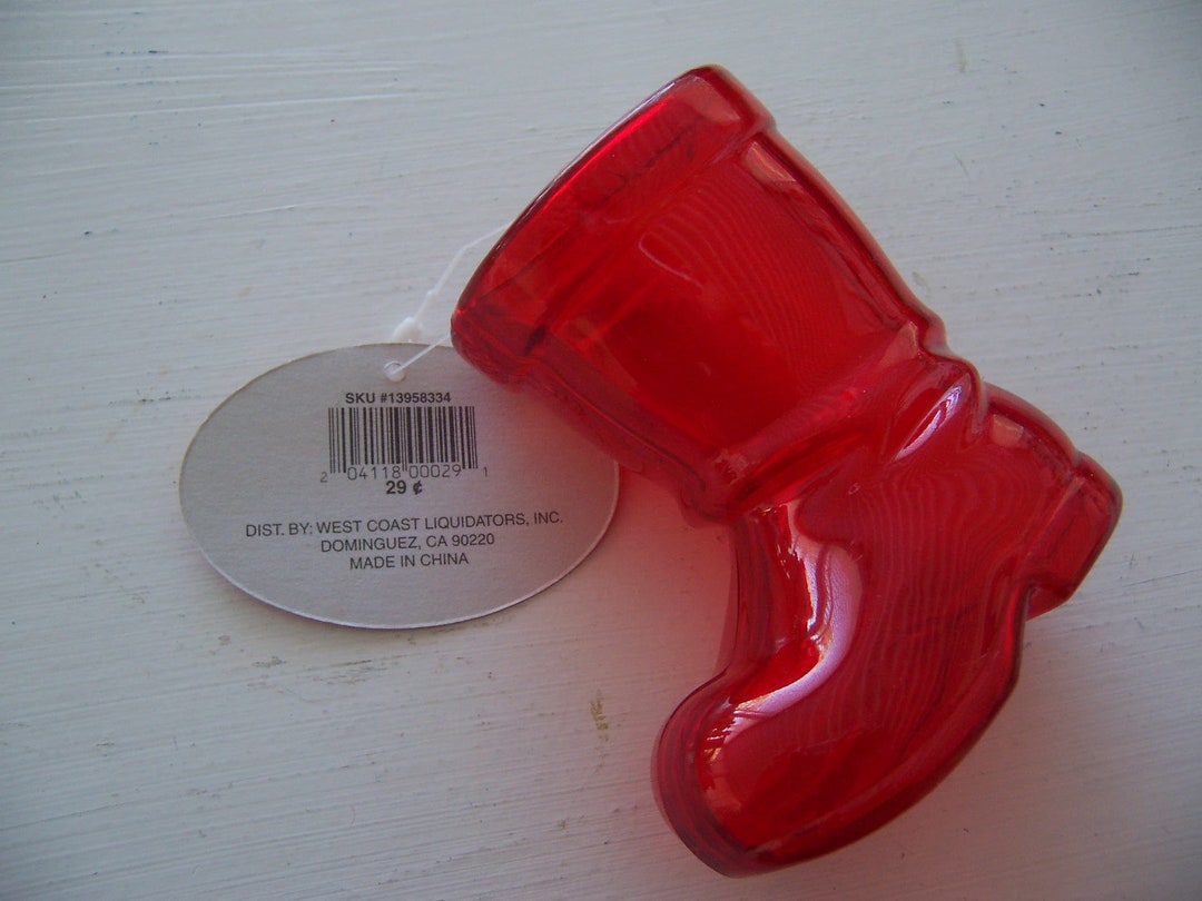 Boot / Plastic Santa Boot Treat Box - Etsy