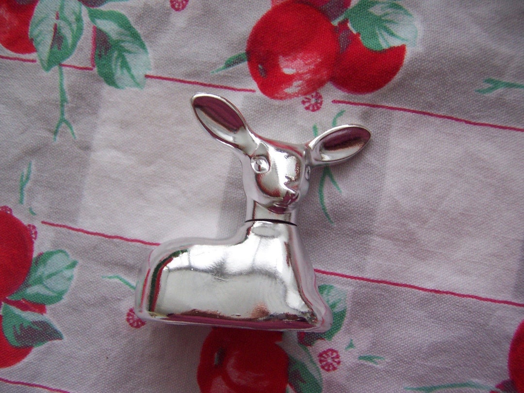 Deer / Silver Fawn Avon Bottle - Etsy