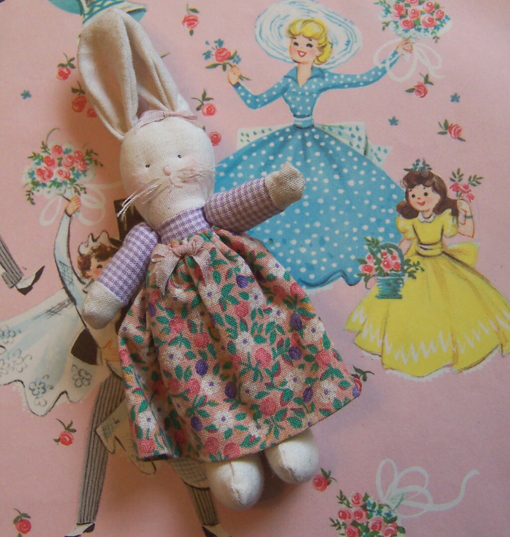 Cloth Bunny Doll - Etsy