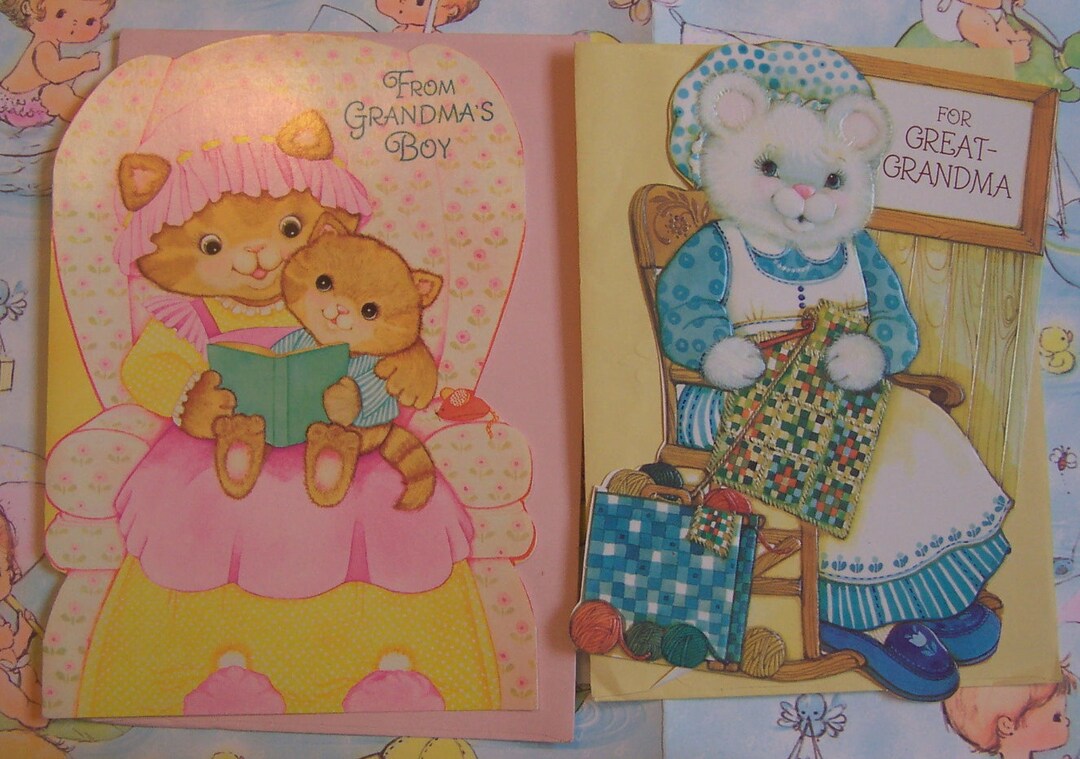 Cards / Vintage Buzza Greeting Cards - Etsy