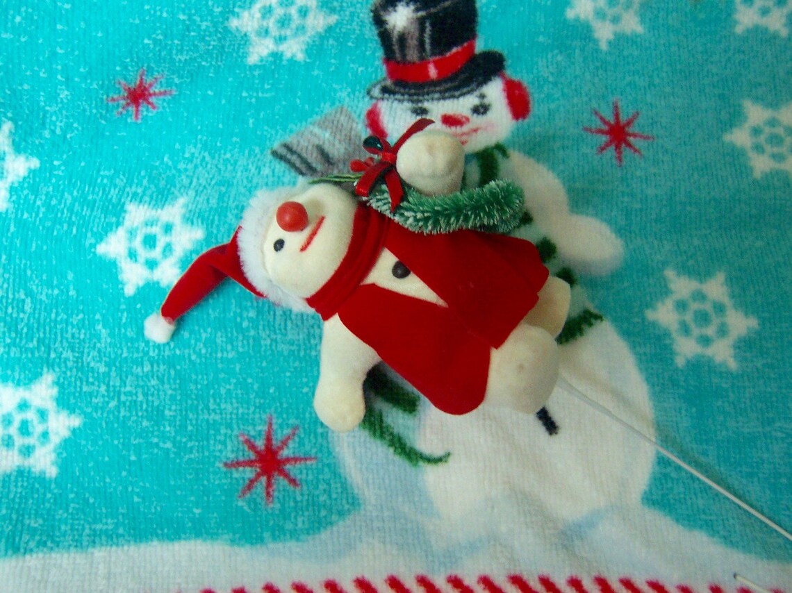 Snowman on a Wire Decoration - Etsy