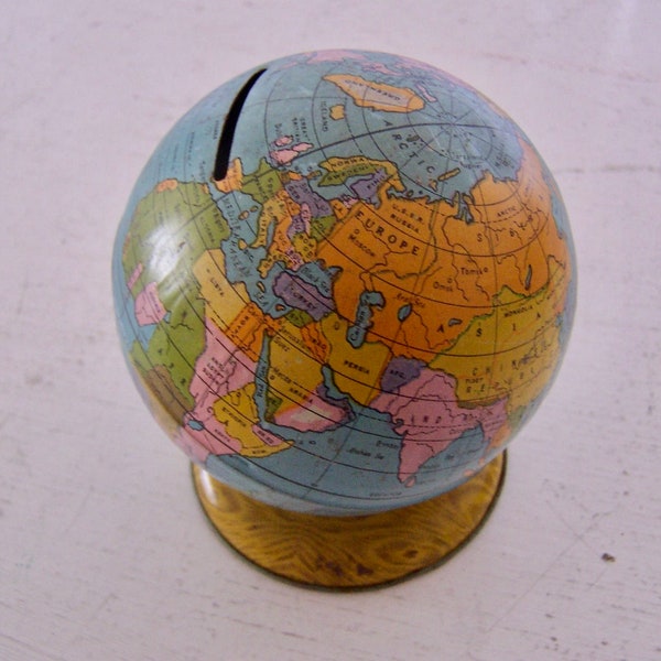 Globe Bank - Etsy