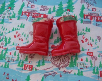 Plastic Santa Boots - Etsy