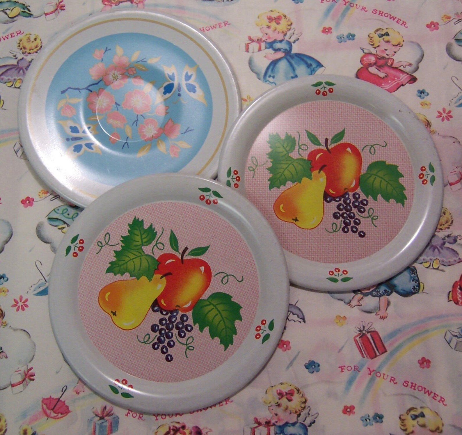 Tin Toy Plates - Etsy