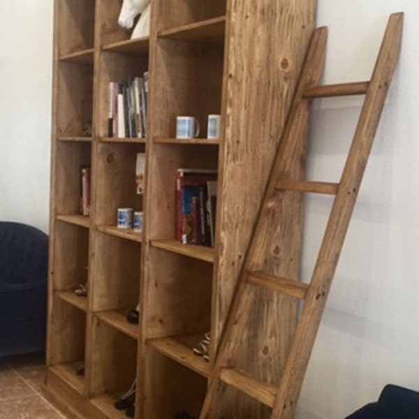 Reclaimed Wood Bookcase - Etsy