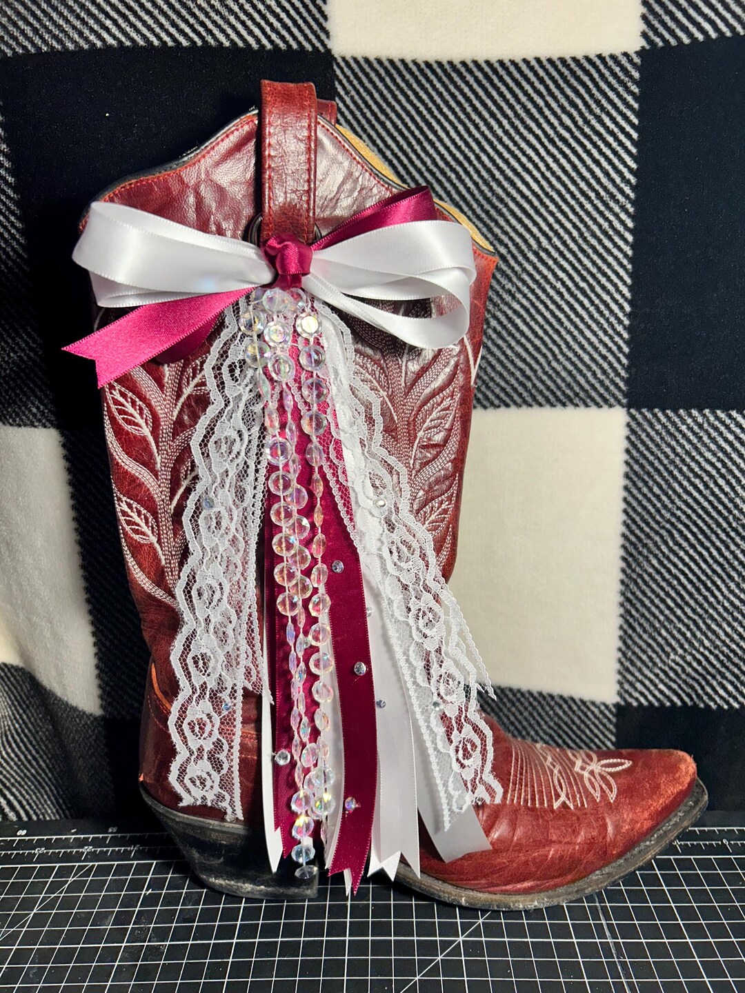 Custom Boot Bow - Etsy