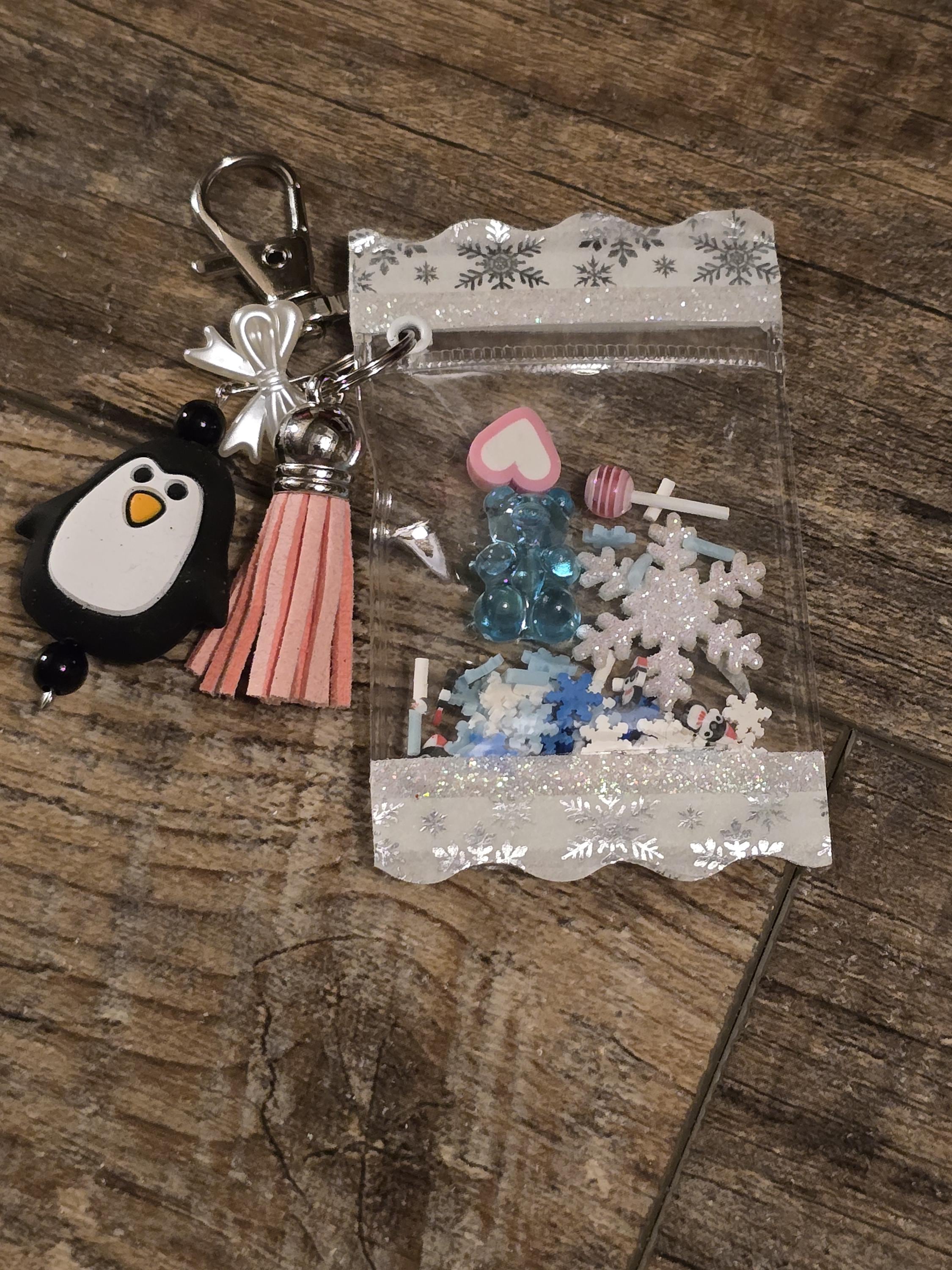 Penguin Candy Wrapper Shaker Charm for Junk Journal or Bag Charm - Etsy