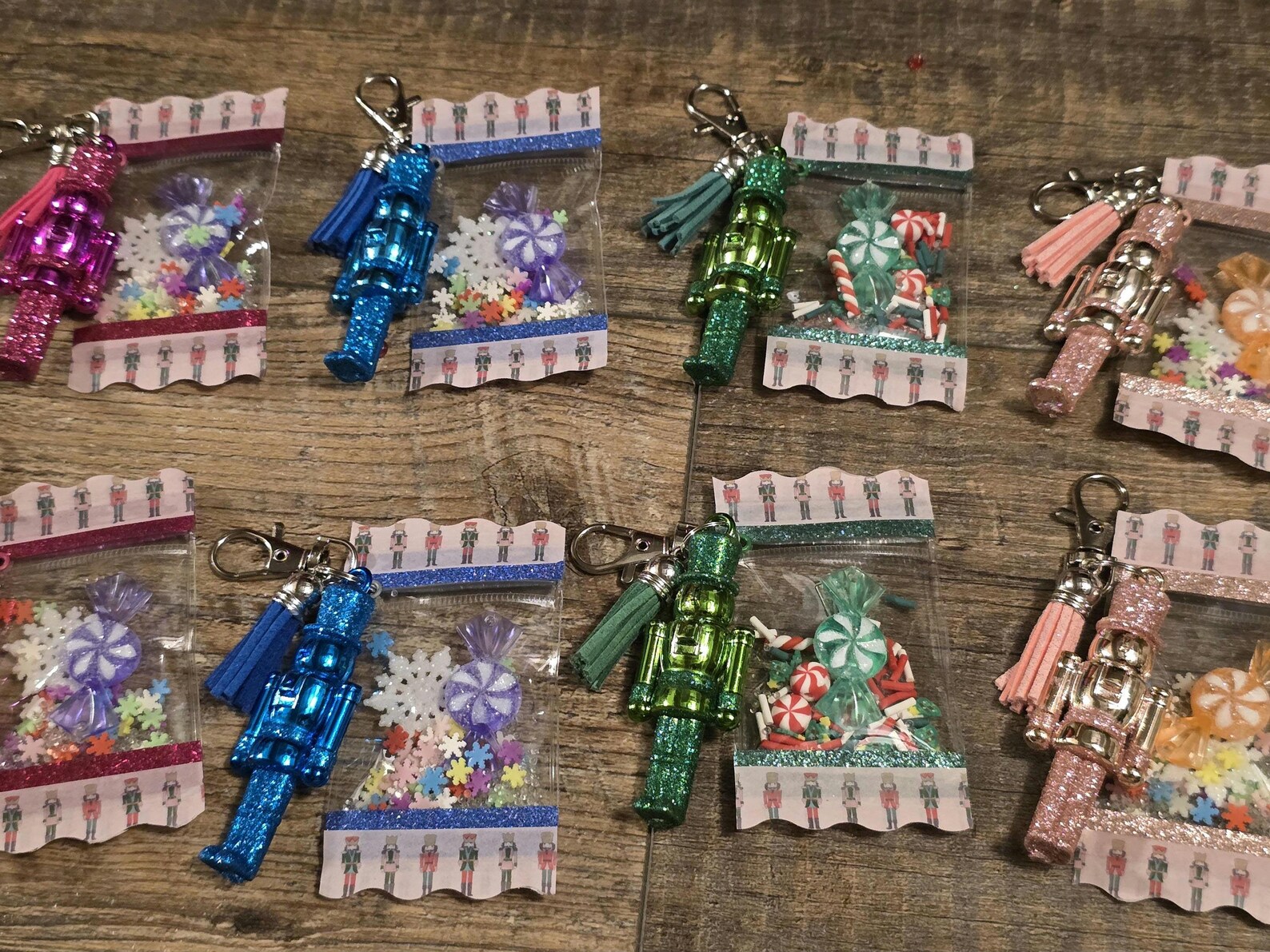 Nutcracker Candy Wrapper Shaker Charm for Junk Journal or Bag Charm - Etsy