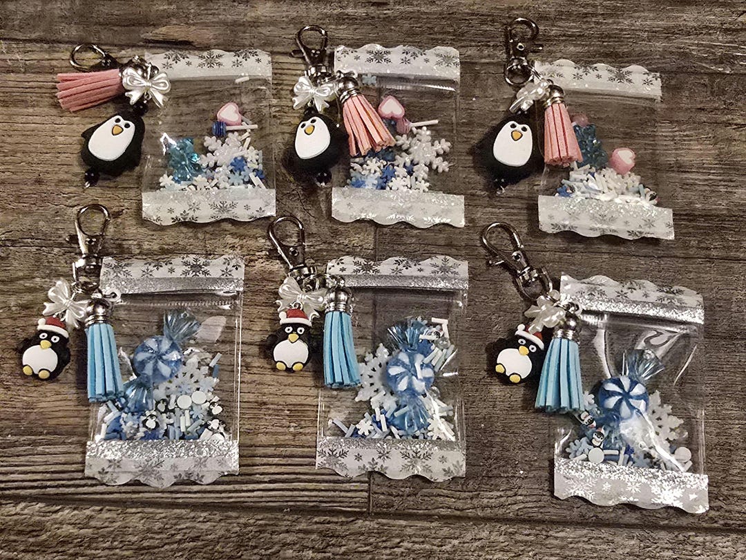 Penguin Candy Wrapper Shaker Charm for Junk Journal or Bag Charm - Etsy