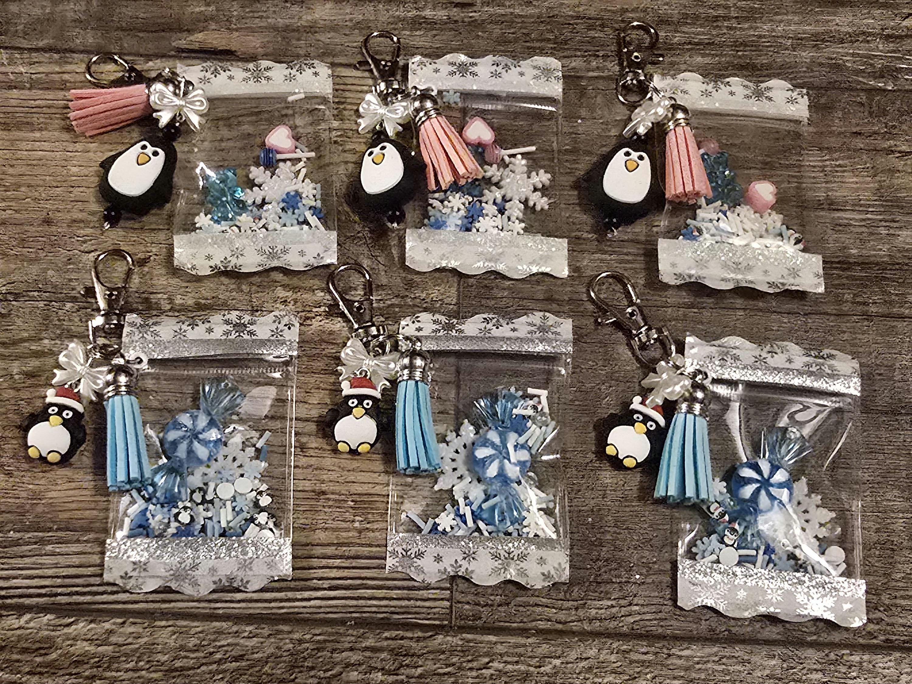Penguin Candy Wrapper Shaker Charm for Junk Journal or Bag Charm - Etsy