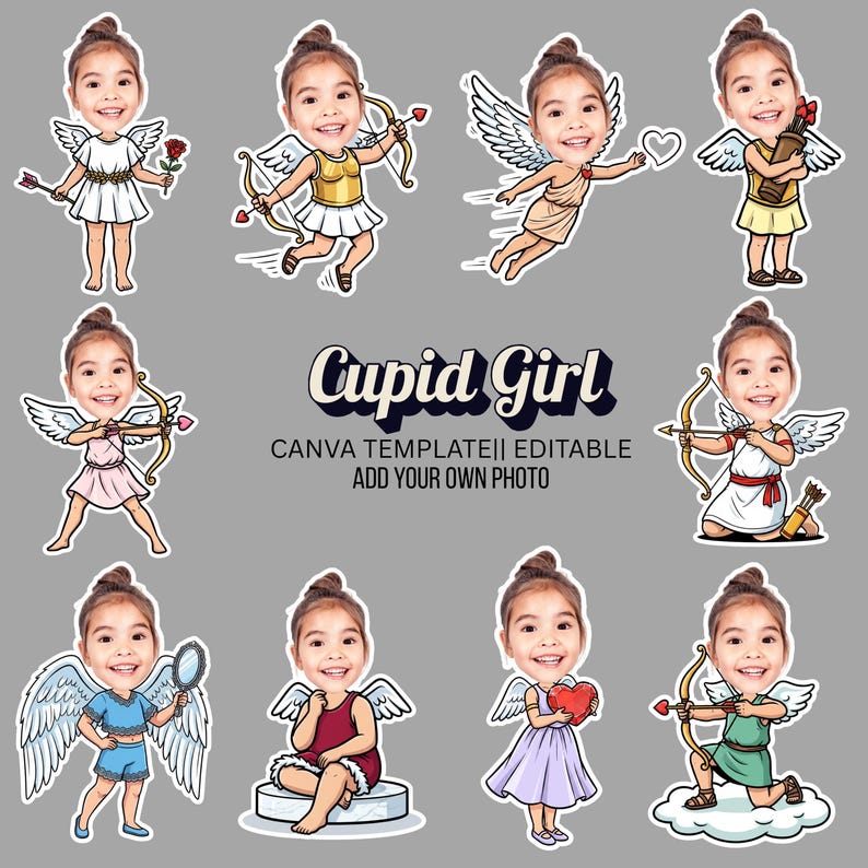 Cupid Valentine Days | Add Your Own Face | Cupid Custom Photo | DIY ...