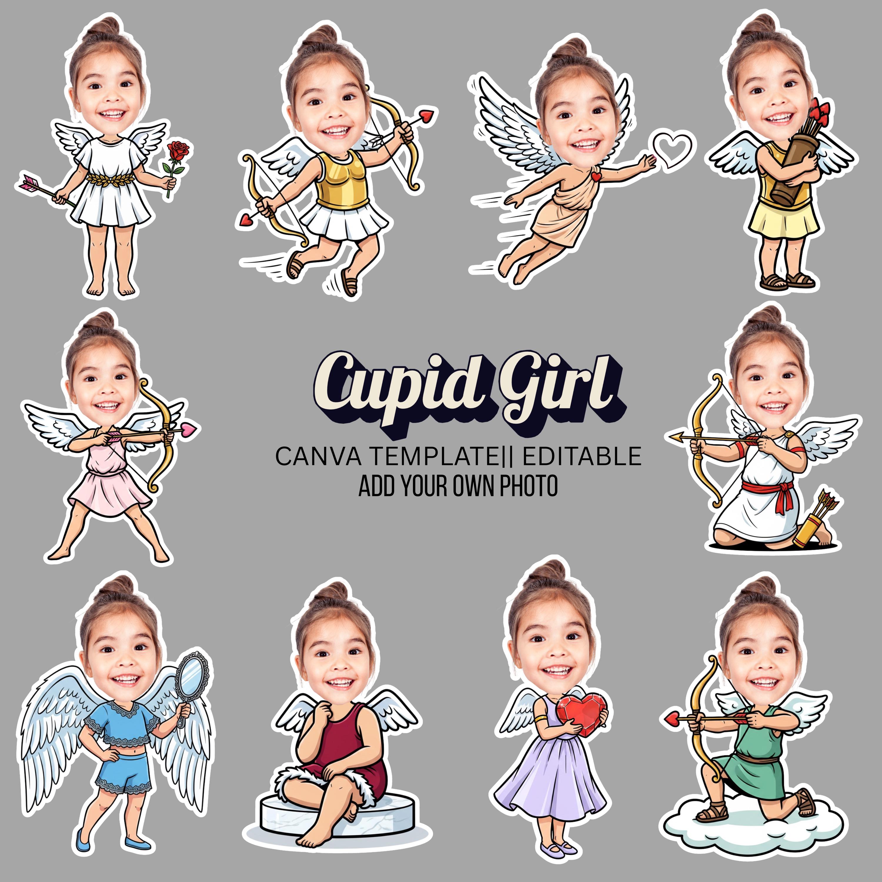 Cupid Valentine Days | Add Your Own Face | Cupid Custom Photo | DIY ...