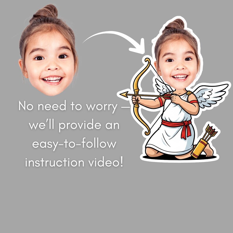 Cupid Valentine Days | Add Your Own Face | Cupid Custom Photo | DIY ...