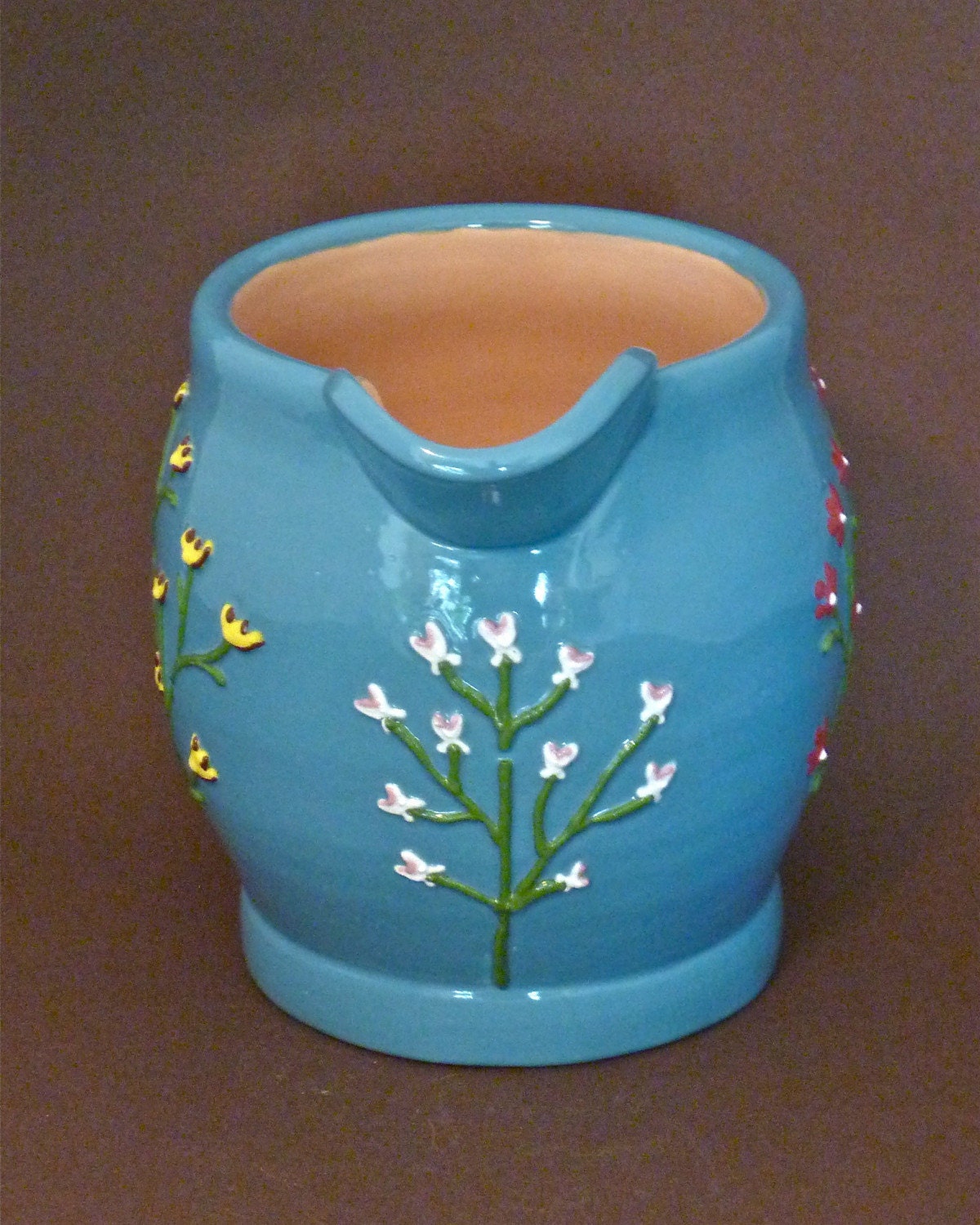 Flowered Pitcher - Etsy