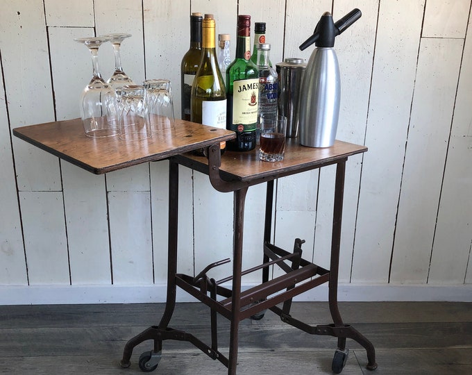 Toledo Metal Furniture Co Typewriter Table, 1920s-30s Typewriter Stand ...