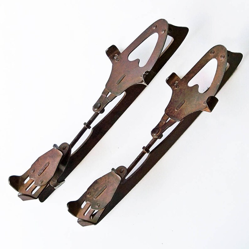 Early 20th Century B & B Clip-on Ice Skates With Nice Vintage | Etsy