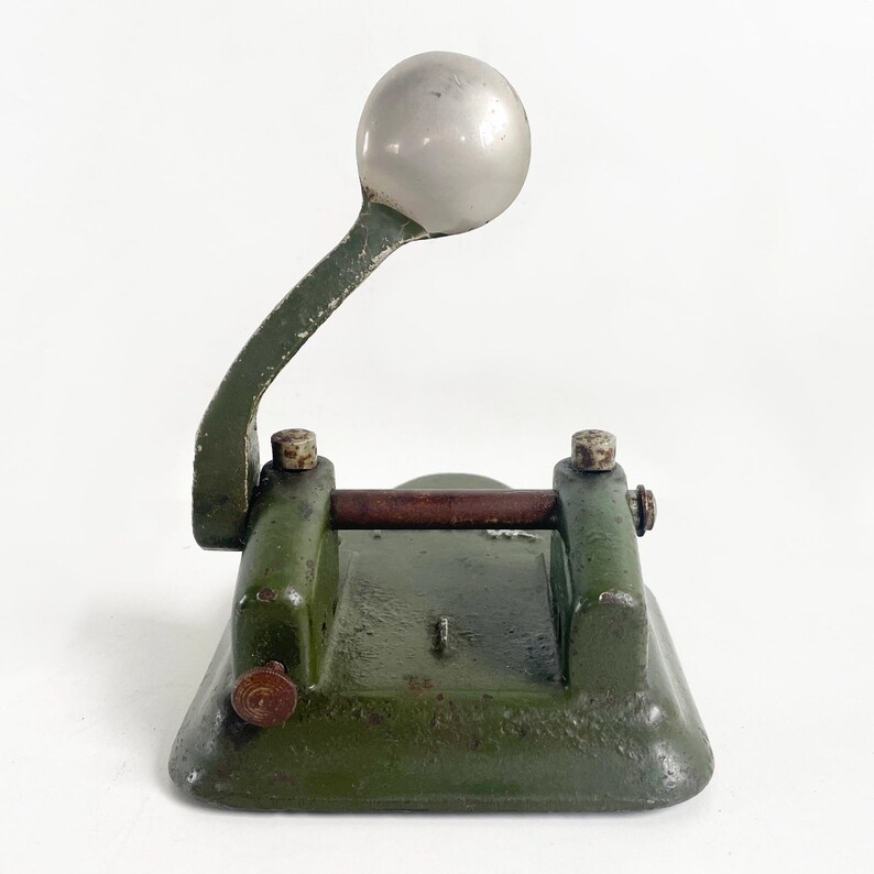 Midcentury Wilson-jones Marvel 60 Two-hole Punch, Industrial Cast Iron ...