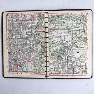 Orange County, California Street Atlas From 1965, Renie Street Atlas ...