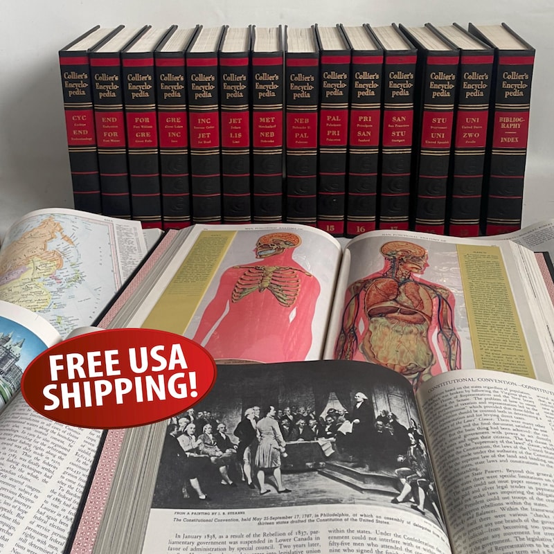 Encyclopedia Set - Etsy