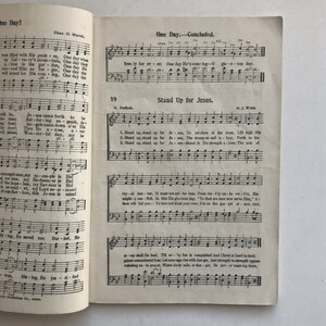 Living Gospel Songs & Choruses Hymn Book, 1930s Chorus Book, Hymnal ...