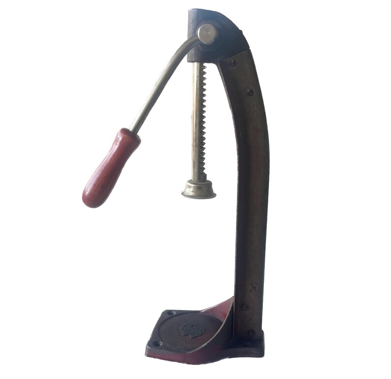Working 1930s Bottle Capper, Bench Bottle Capping Machine: Early 20th ...