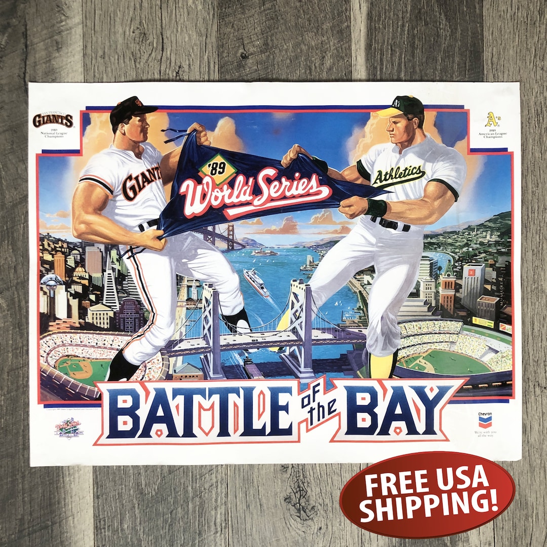Original 1989 World Series battle of the Bay Poster, San Francisco ...